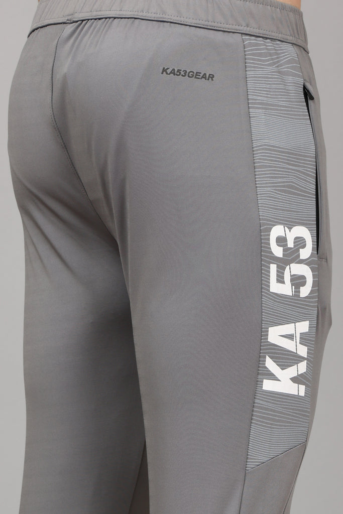 KA 53 Running Trackpant | Light Grey – ka53mensclub