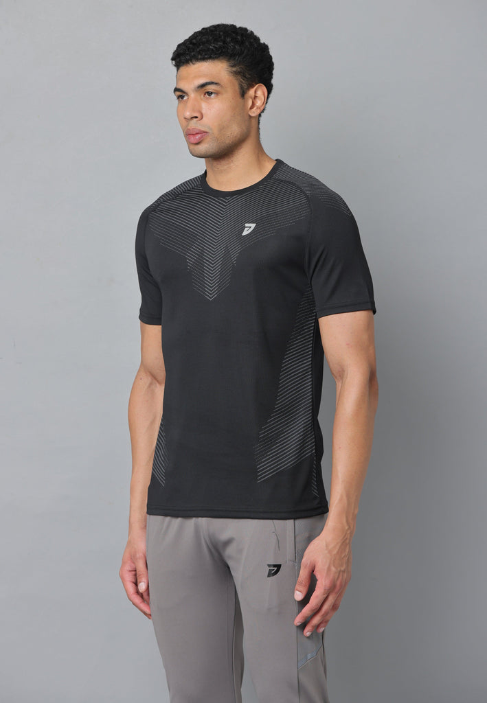 KA 53 Aeroline Dri-Fit Tshirt | Black – ka53mensclub