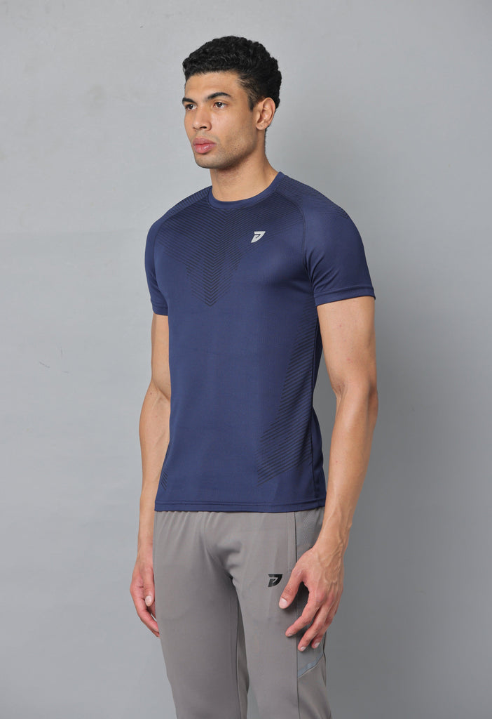 KA 53 Aeroline Dri-Fit Tshirt | Navy – ka53mensclub