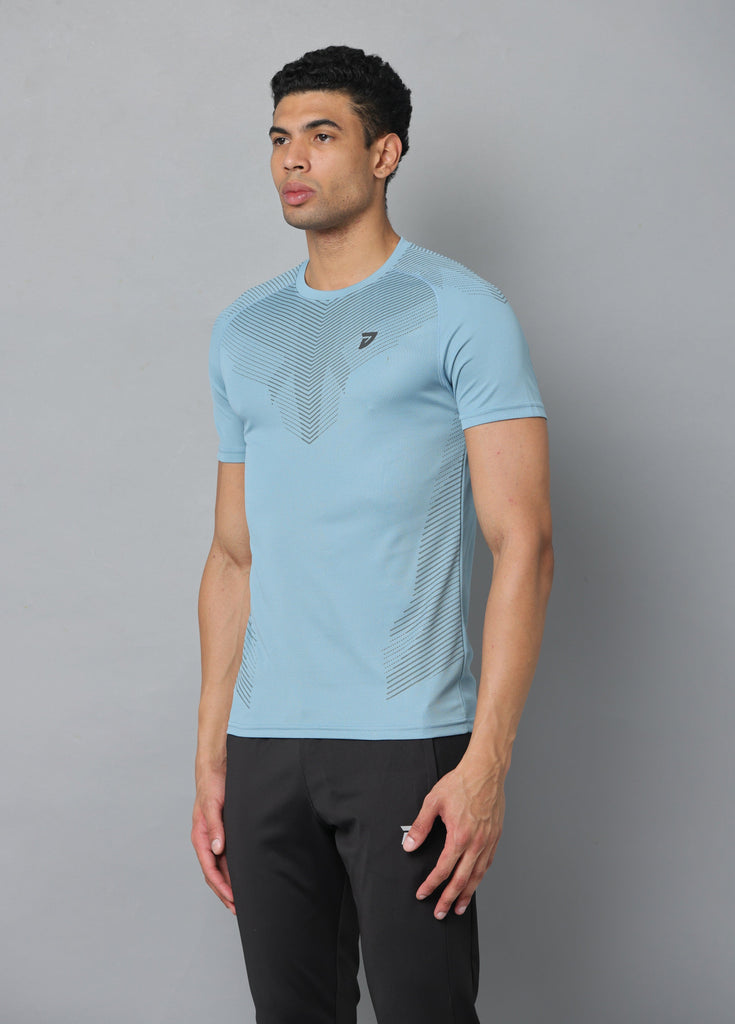 KA 53 Aeroline Dri-Fit Tshirt | Sky Blue – ka53mensclub