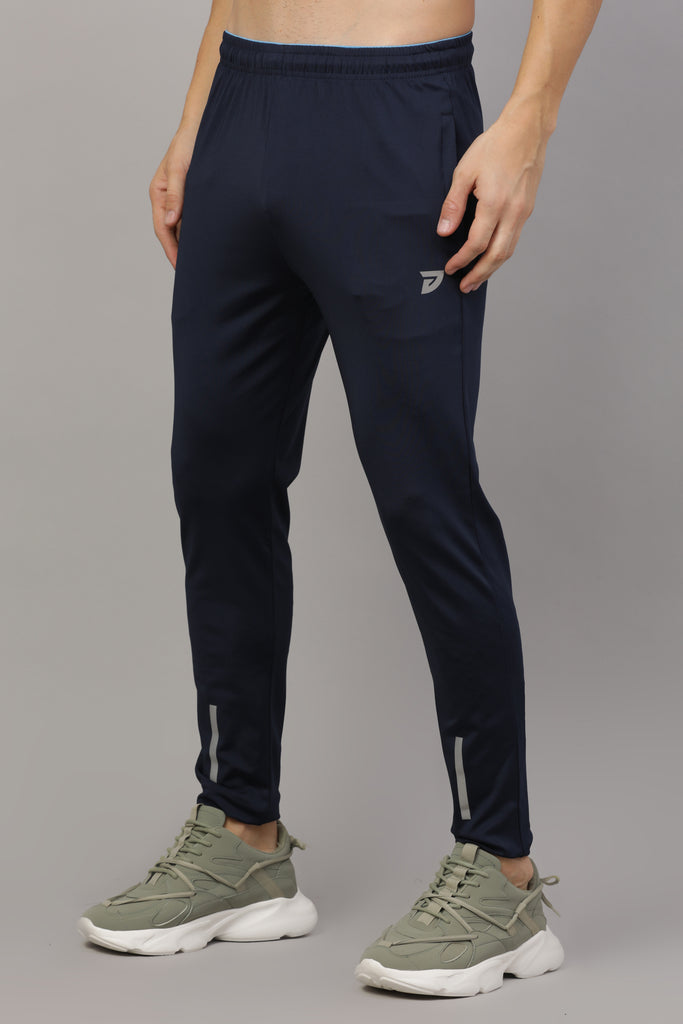 KA 53 Front Reflector Line Trackpant | Navy Blue – ka53mensclub
