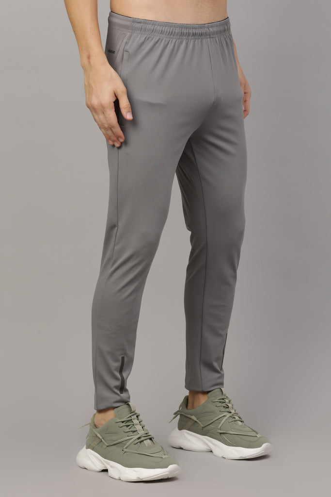 KA 53 Front Reflector Line Trackpant | Light Grey – ka53mensclub